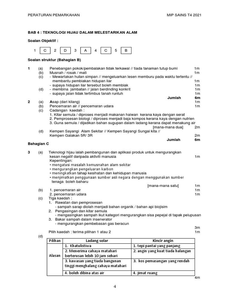 Skema F4 Bab 4 | PDF