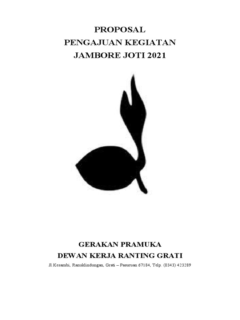 Proposal Jambore JOTI 2021 Pramuka Grati | PDF
