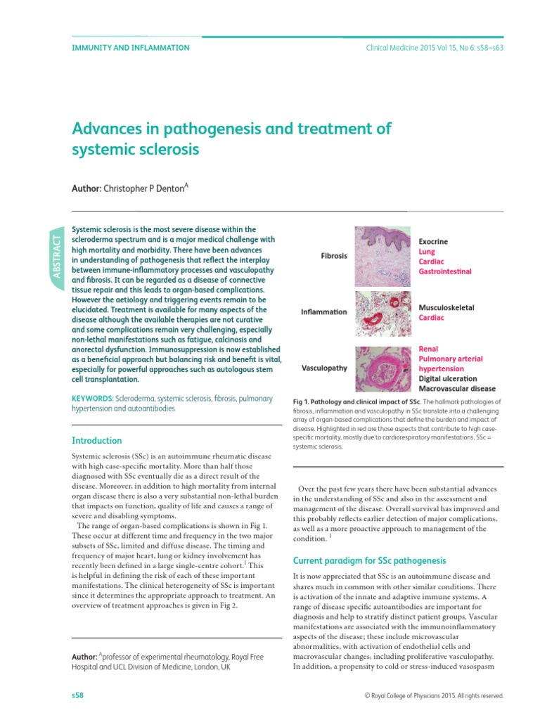 Advances In Pathogenesis And Treatment Pdf Autoimmune Disease
