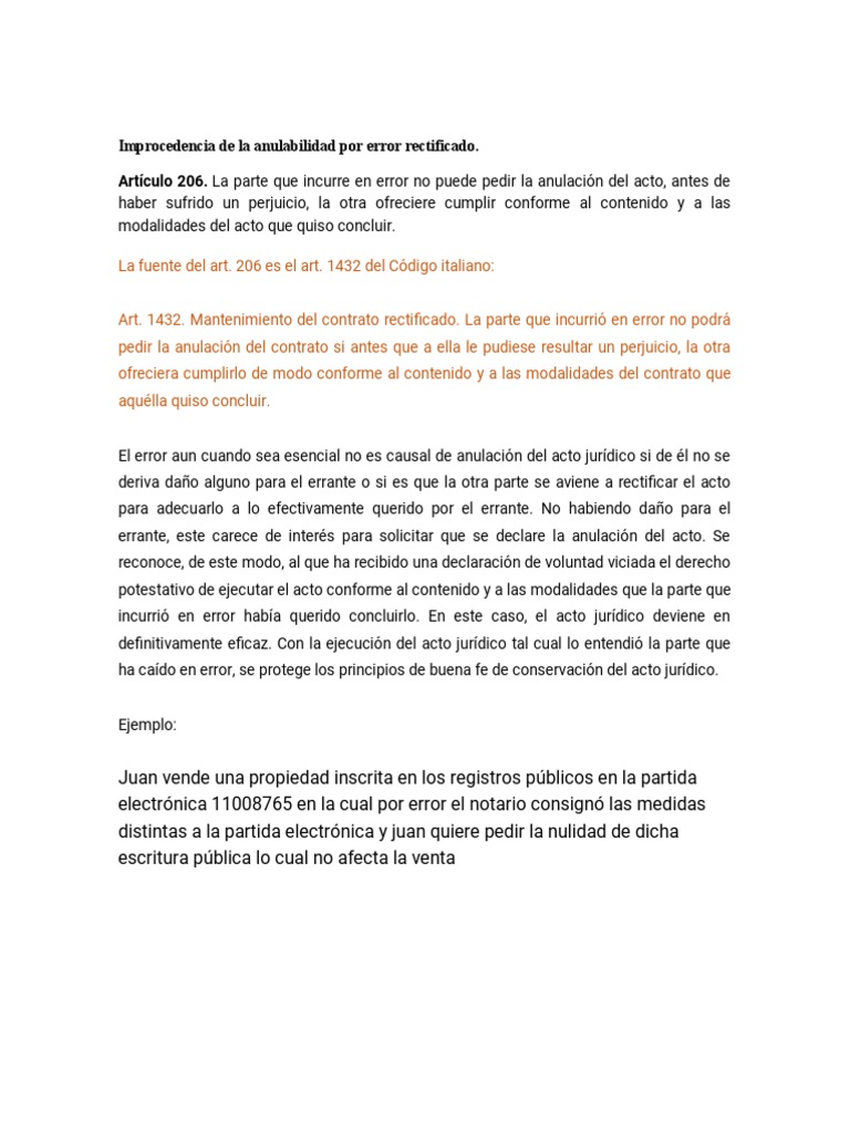Art 206 Ejemplo | PDF