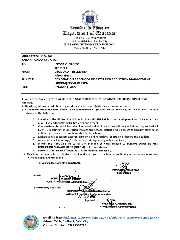 SDRRM-designation | PDF