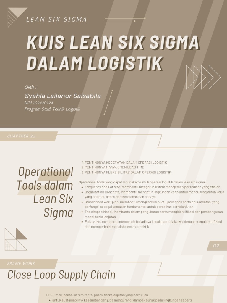 Lean Six Sigma dalam Logistik Efisien | PDF
