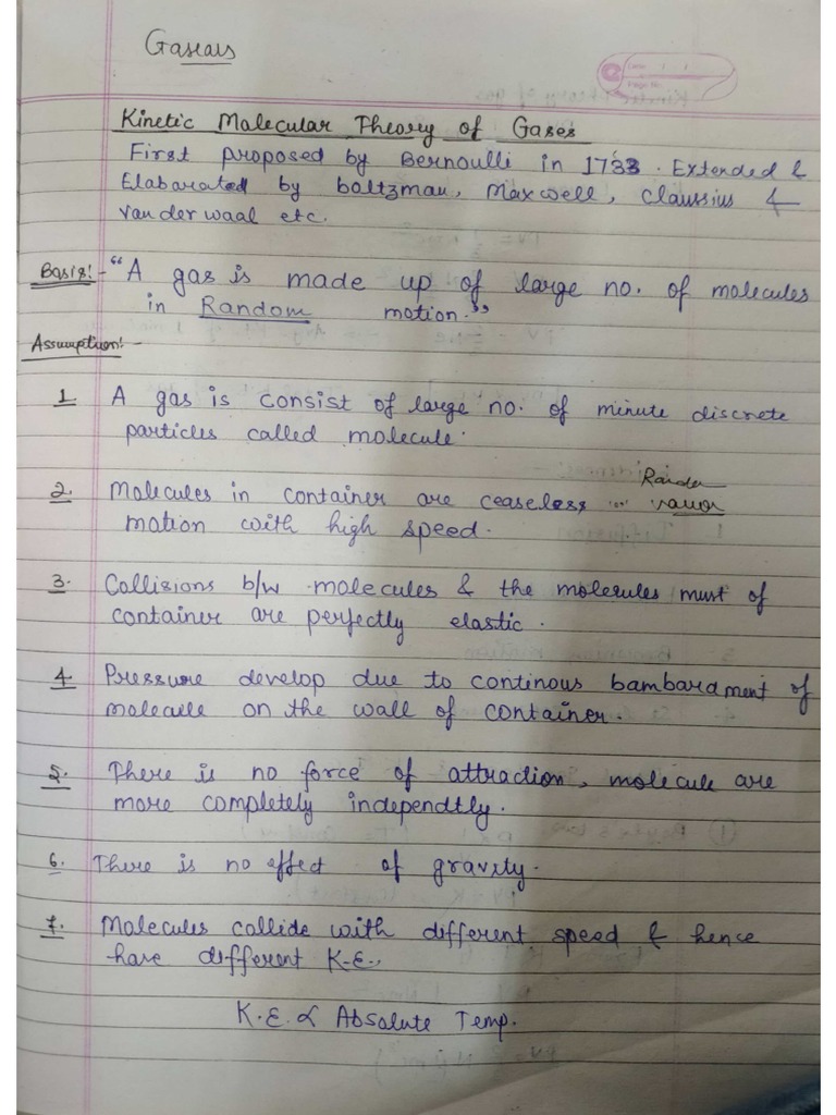 Physical Chemistry Notes | PDF