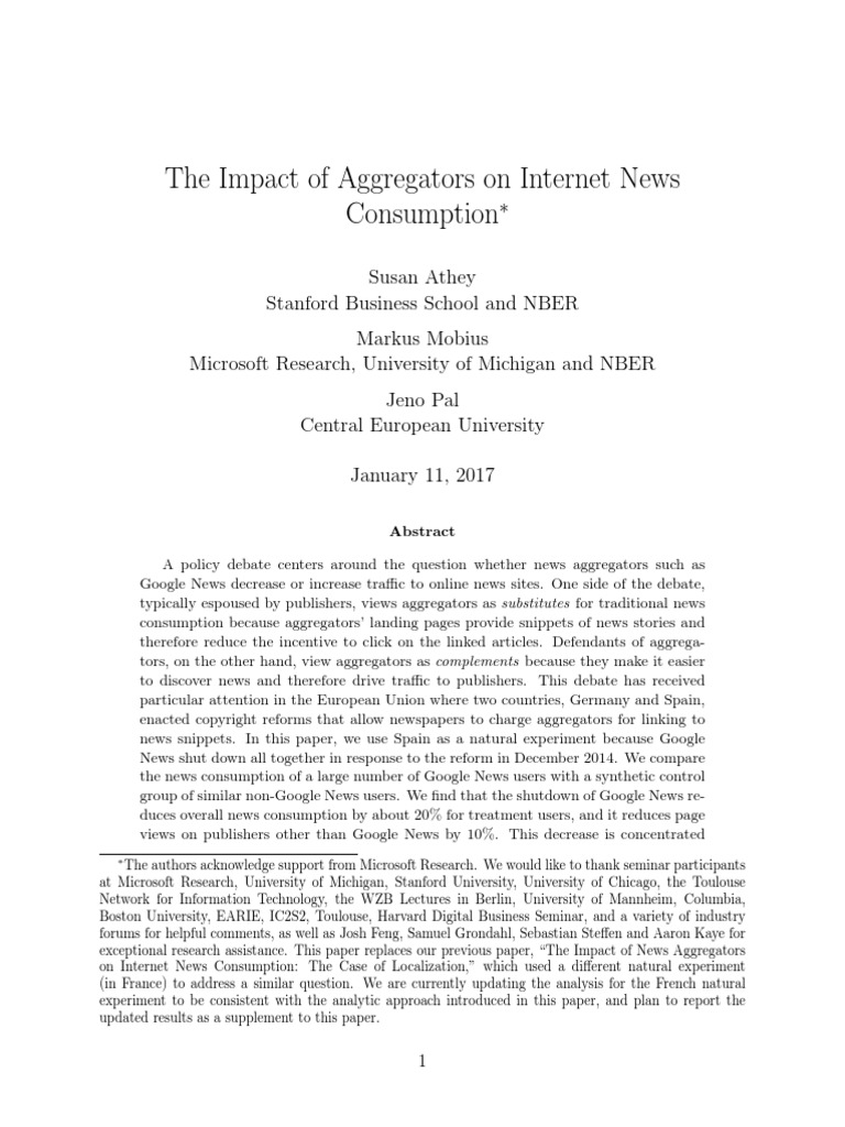 News Aggregators and Its Impact | PDF | News | Utility
