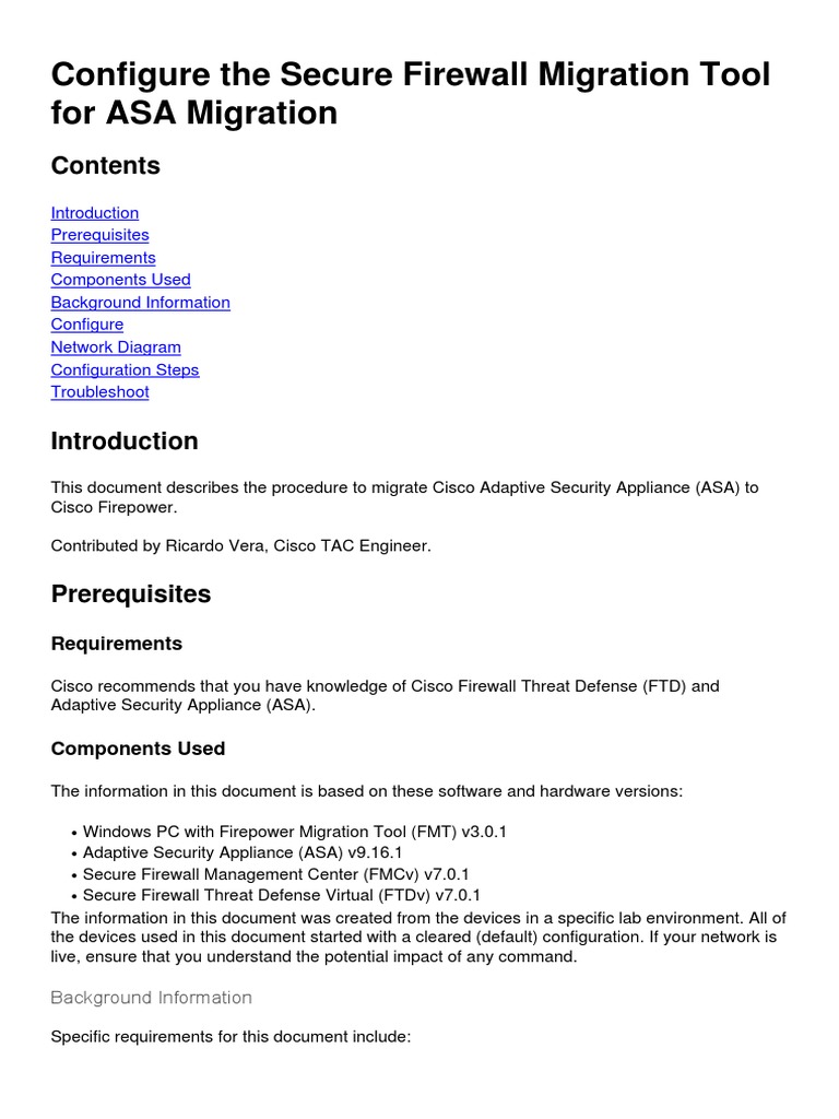 Configure The Secure Firewall Migration | PDF | Graphical User Interfaces | Firewall (Computing)