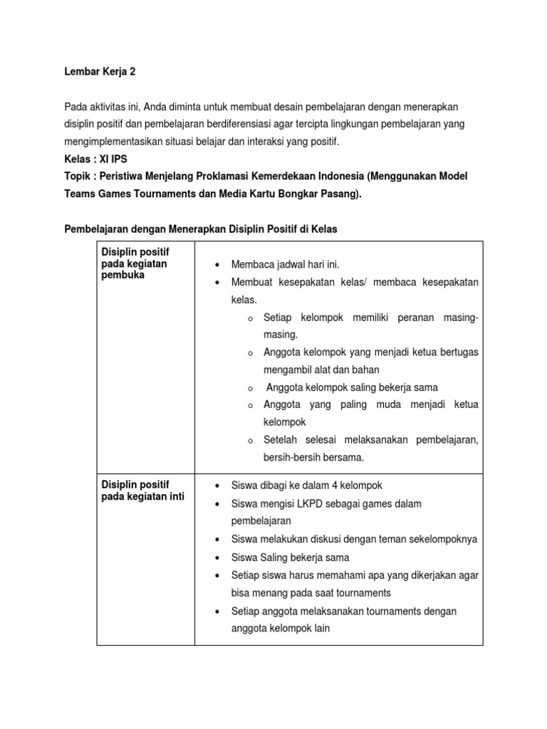 Lembar Kerja Sesi 2 | PDF