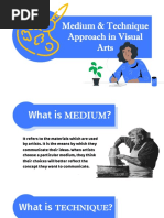 Mediums in Various Forms of ART | PDF | Oil Painting | Visual Arts