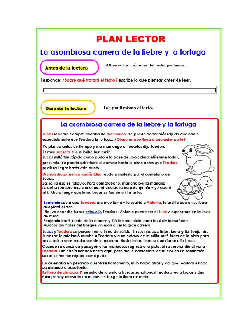 F. La Asombrosa Carrera de La Liebre y La Tortuga | PDF