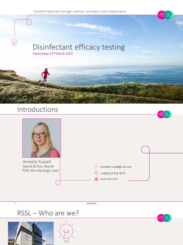 Disinfectant Efficacy Testing Overview | PDF | Disinfectant | Antimicrobial