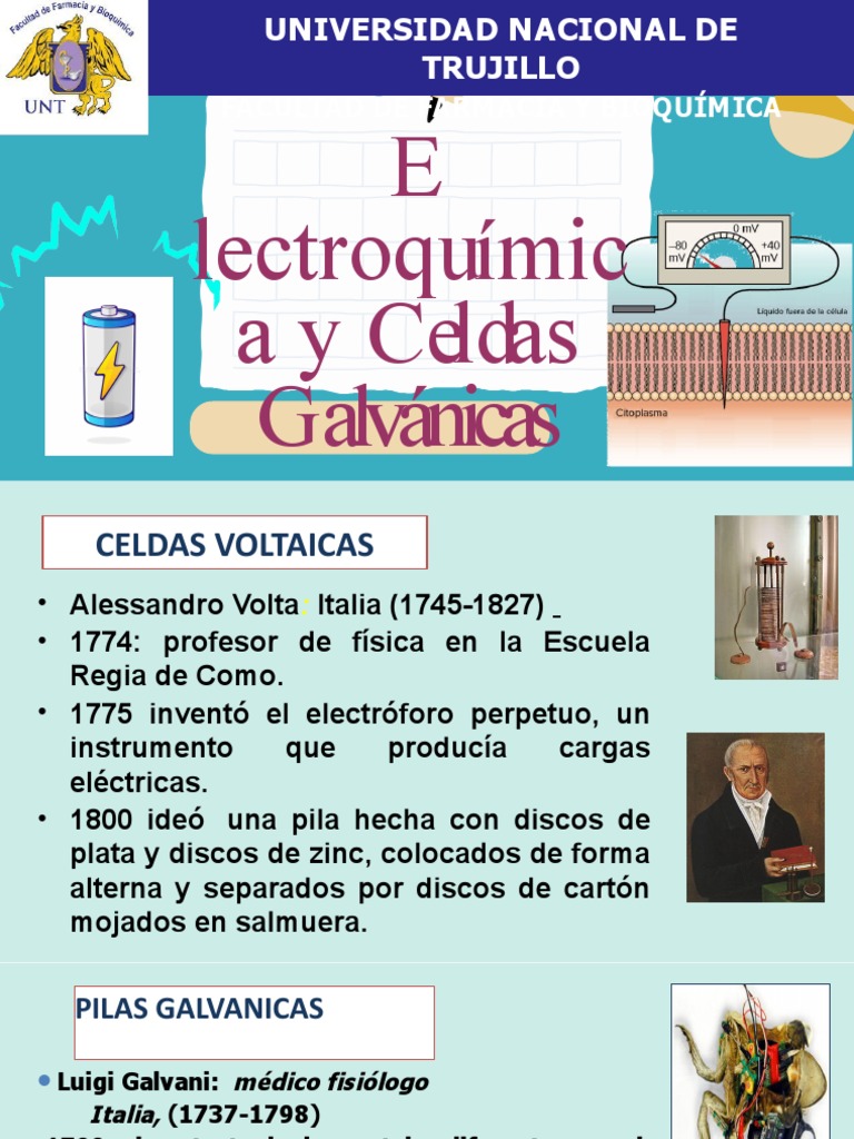 Electroquímica y Celdas galvánicas | PDF | Energía libre de Gibbs | Redox