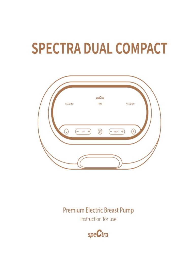 User Manual Spectra Dual Compact Electric Breast Pump English REV4 ...