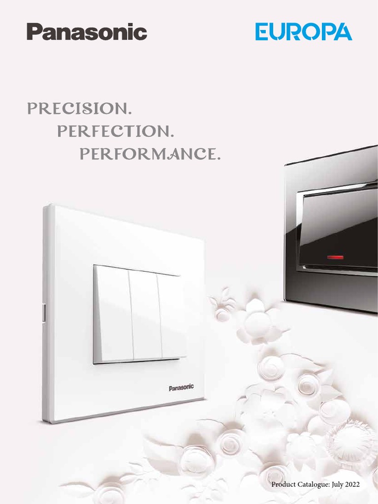 Panasonic EUROPA Switches Catalogue | PDF | Switch | Electrical Connector