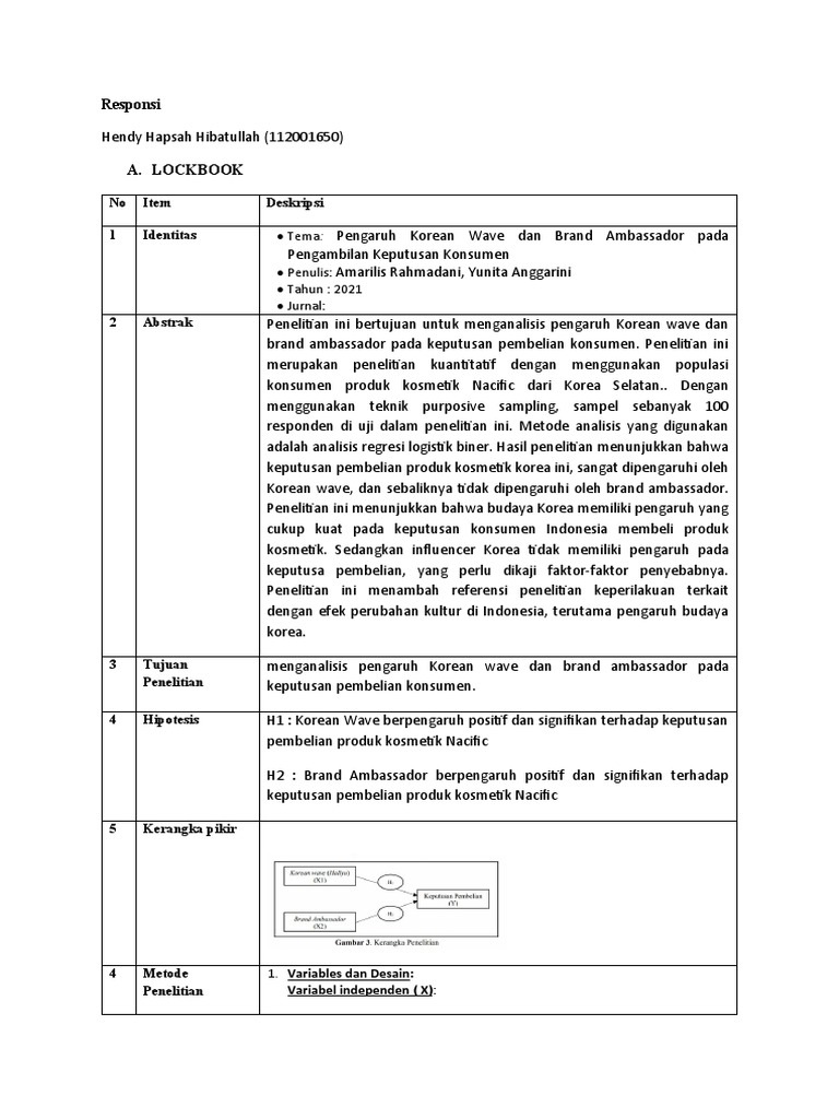 contoh Lock Book | PDF