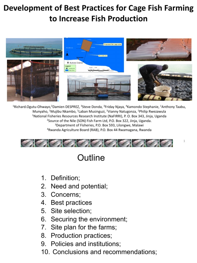 Ogutu Ohwayo Et Al. Development of Best Practices For Cage Fish Farming ...