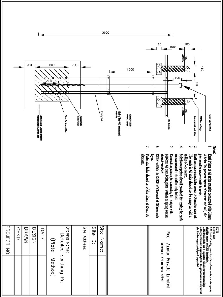 Plate Earthing | PDF