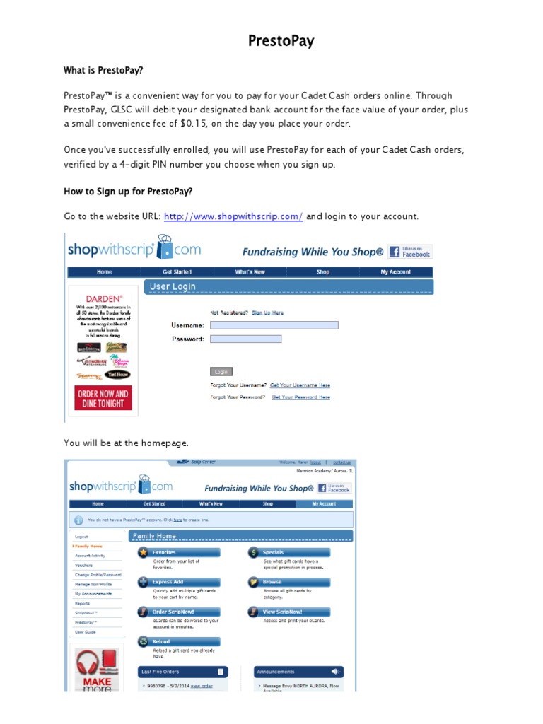 What Is Presto Pay and How Do I Sign Up | PDF