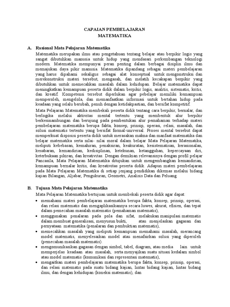 CP MTK Fase F - Revisi Bskap No 33 | PDF