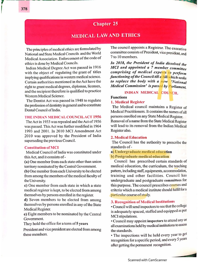 Medical Law and Ethics | PDF