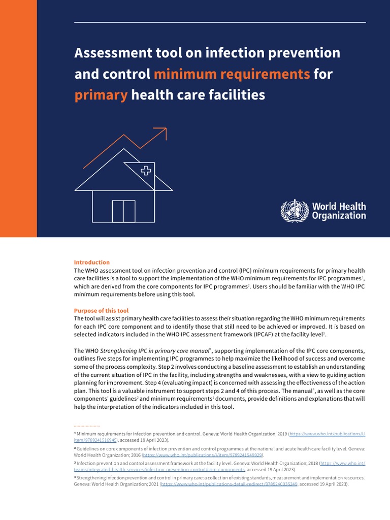 WHO UHL IHS IPC 2023.2 Eng | PDF | Wash | Medical Specialties