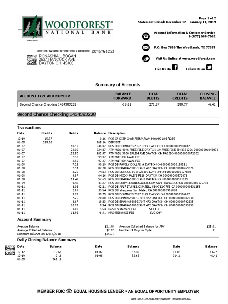 Estatement | PDF | Debits And Credits | Cheque