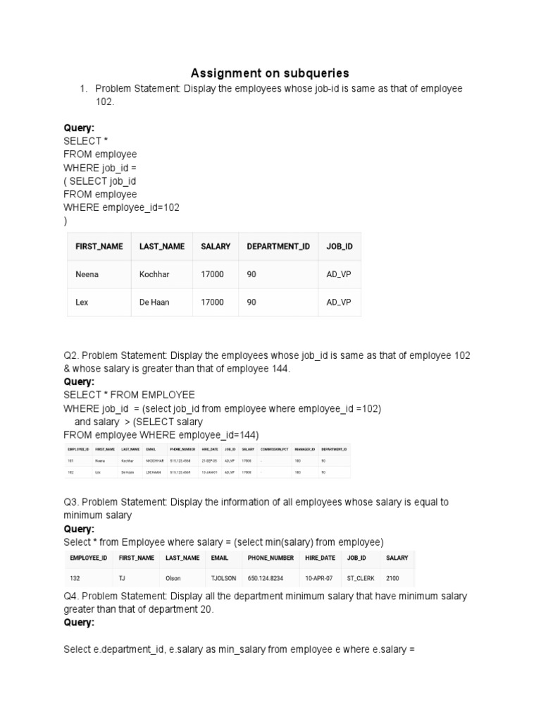 Dbms New Assignment Pdf Data Computer Programming