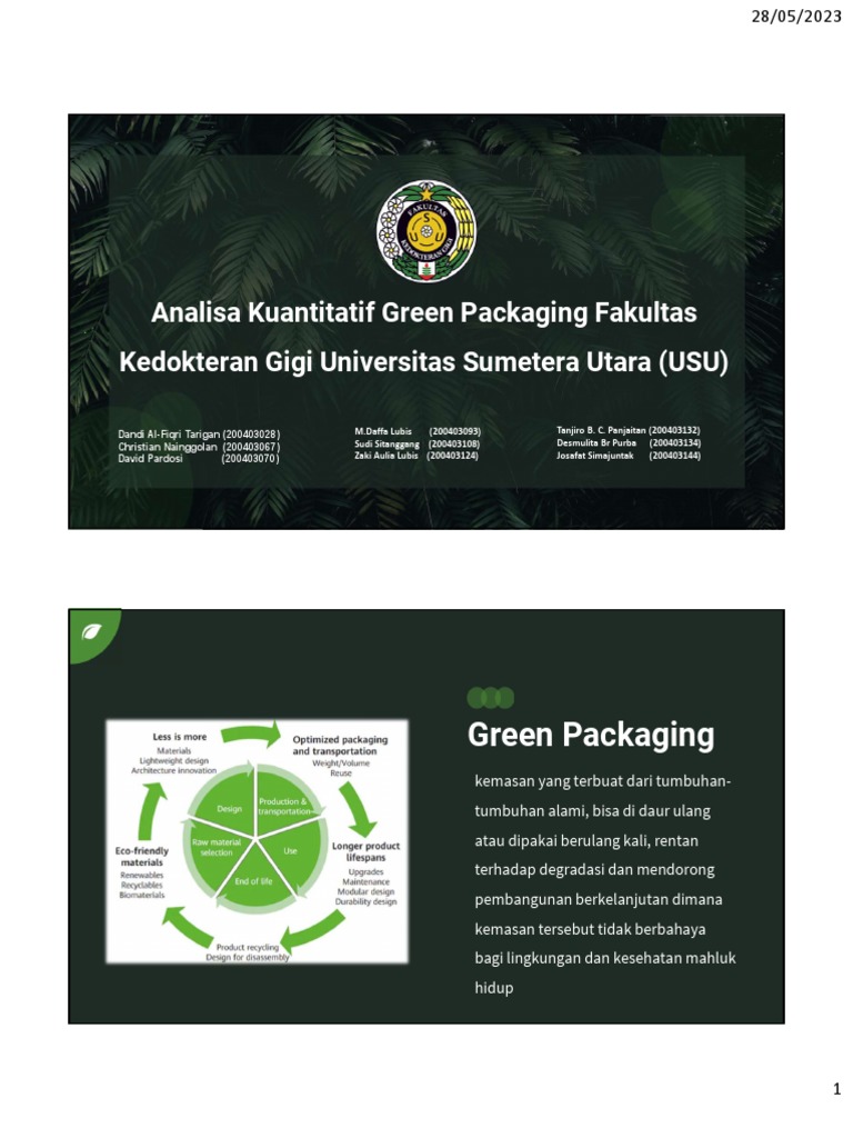 Analisi Green Packaging | PDF