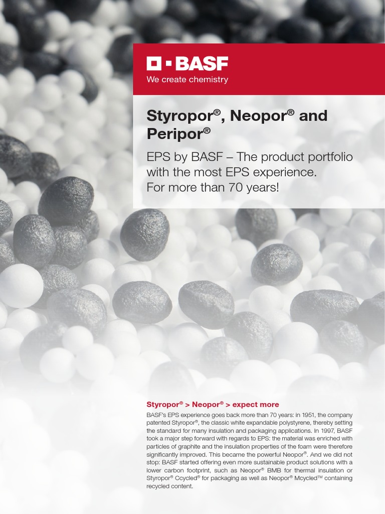 BASF PMK Neopor Flyer A4 EPS Produktportfolio EN 15 | PDF | Polystyrene ...