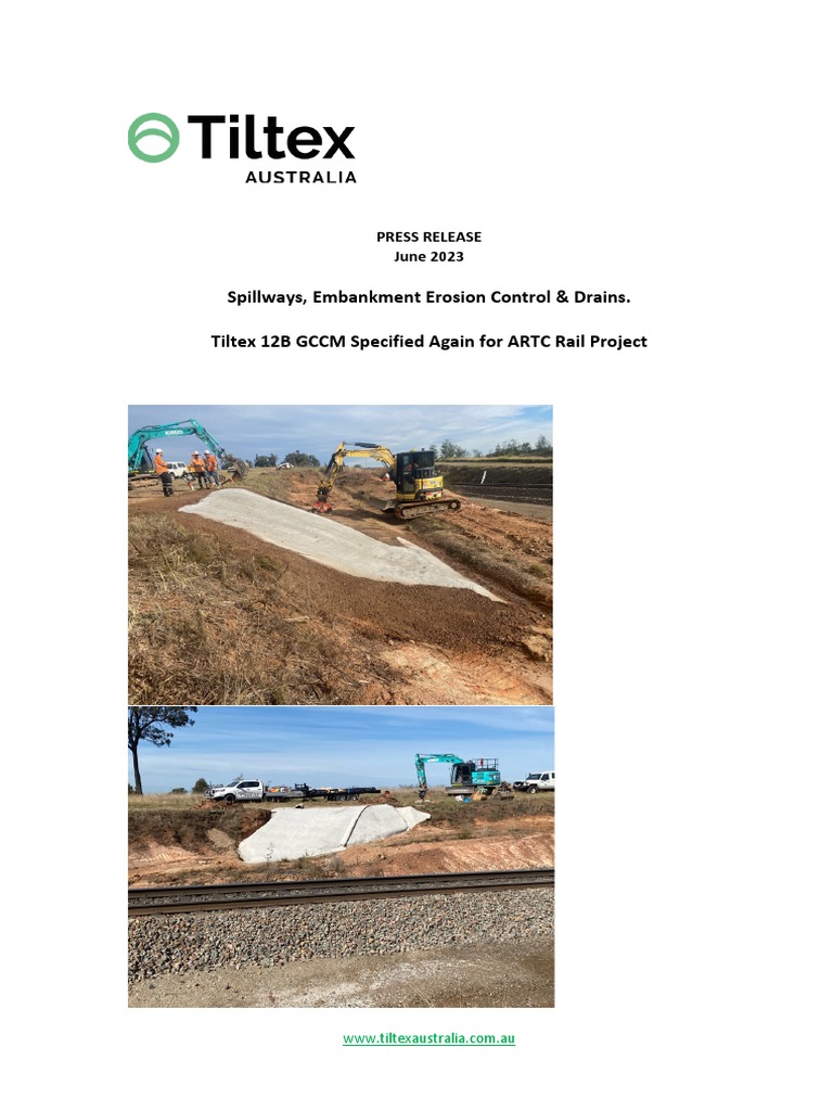 Tiltex12B Again Specified by ARTC NSW Final Rail Project | PDF ...