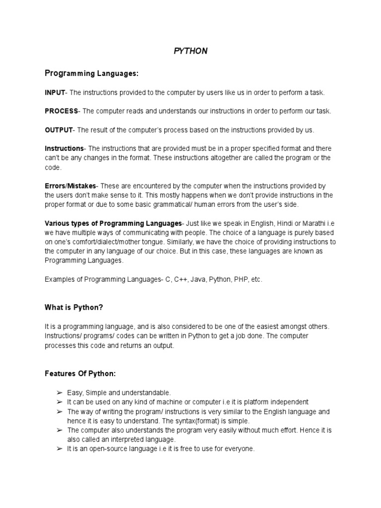 Python Lecture1 Pdf Data Type Integer Computer Science 7625