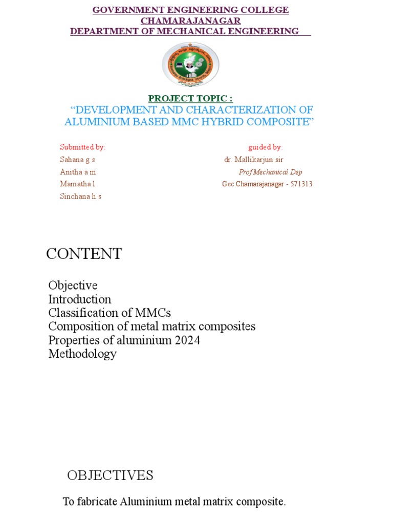 Composites Project Presentation | PDF | Composite Material | Strength ...