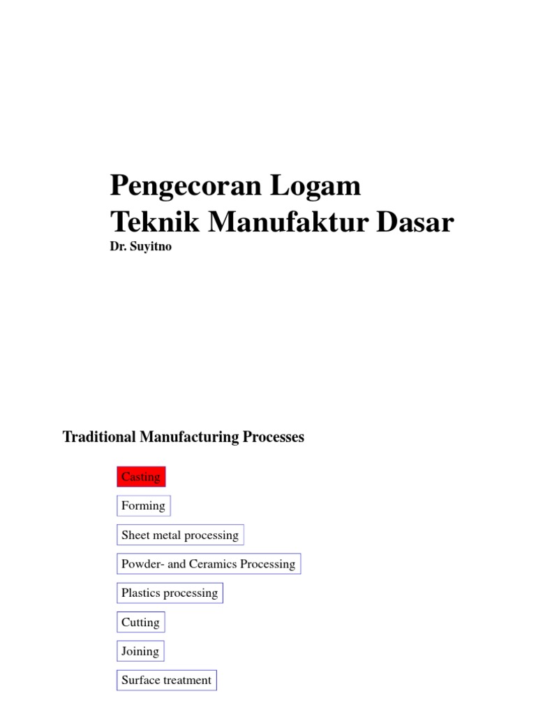 Casting - PPT (Compatibility Mode) | PDF