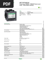 PowerLogic PM8240 Power Meter Specs | PDF | Ac Power | Alternating Current