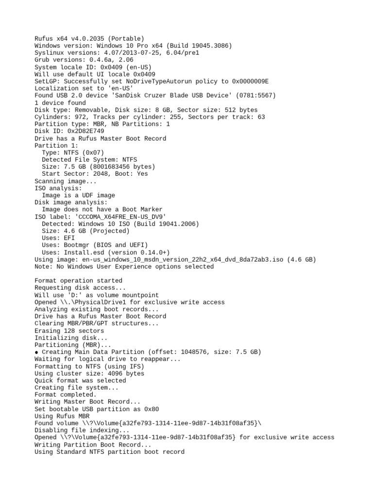 Boot Log | PDF | Microcomputers | Personal Computers