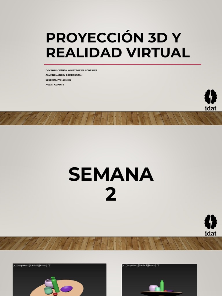 Proyección 3d y Realidad Virtual - Tarea02 | PDF