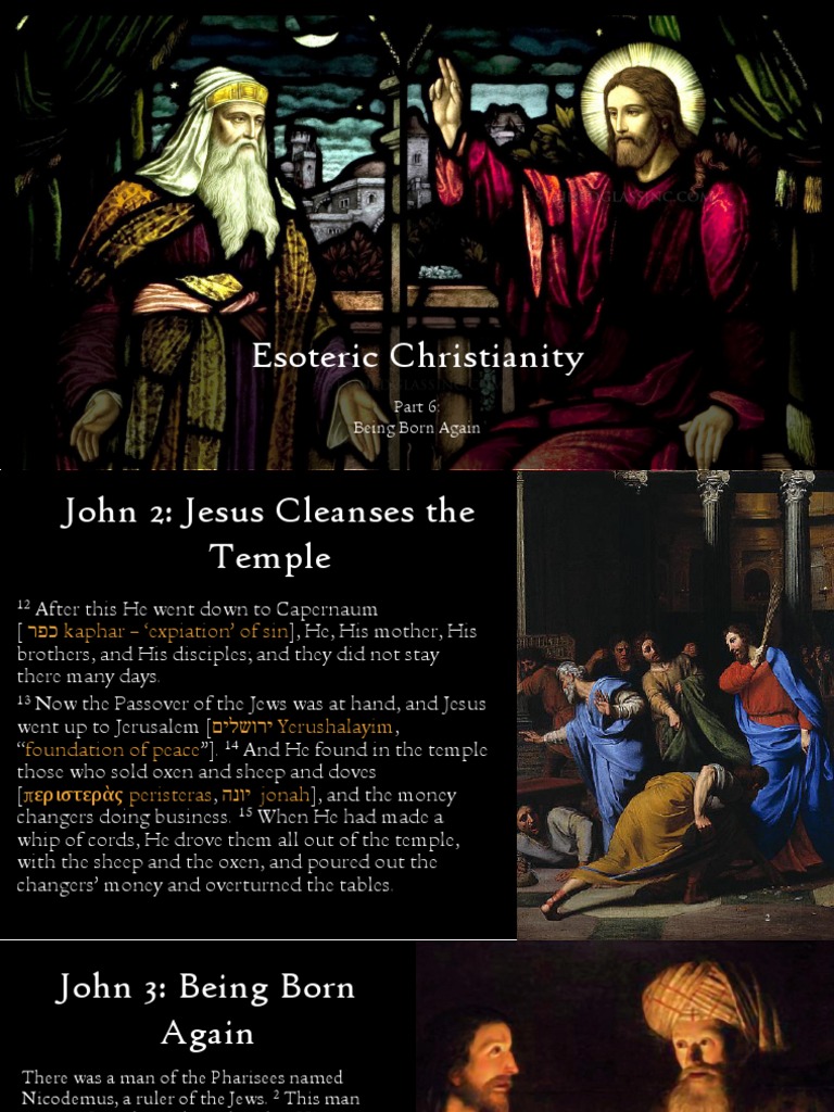 Esoteric Christianity 06 Being Born Again | PDF | Serpents In The Bible ...