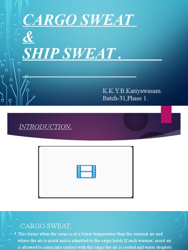 Understanding Cargo and Ship Sweat | PDF | Technology & Engineering