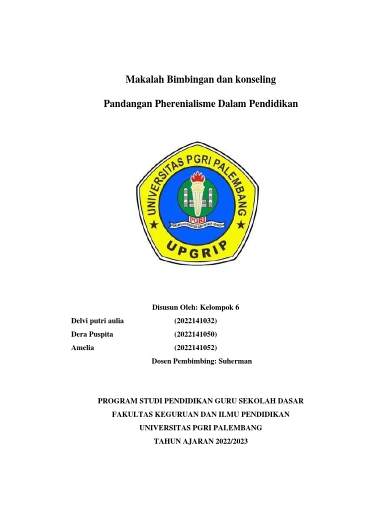 Makalah Bimbingan Dan Konseling K6 | PDF