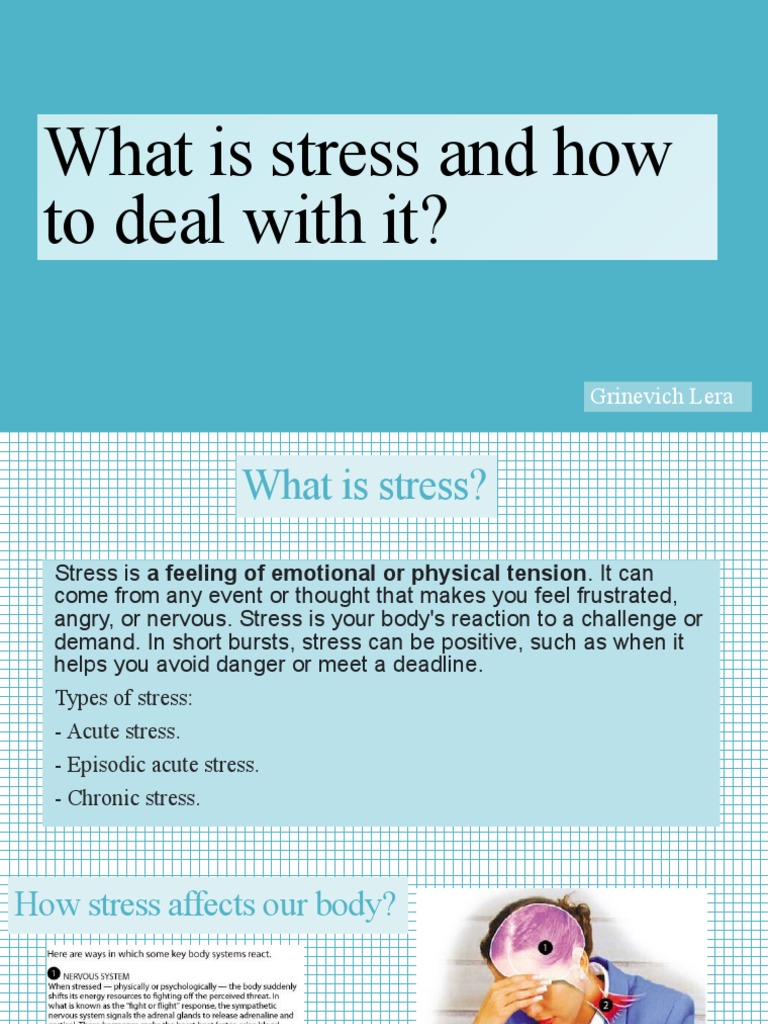 Presentation About Stress Pdf