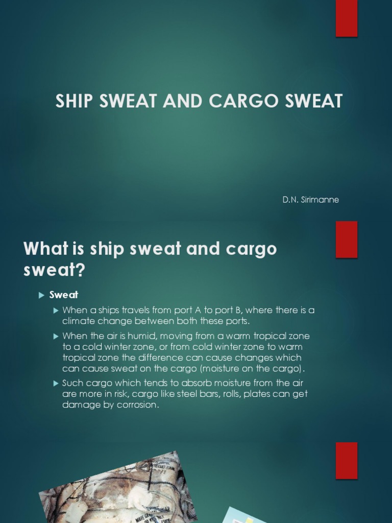 Ship Sweat and Cargo Sweat (DNS) | PDF | Humidity | Atmosphere Of Earth