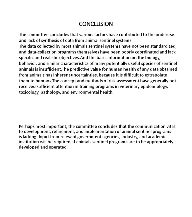 Conclusion for stray dog survey | PDF