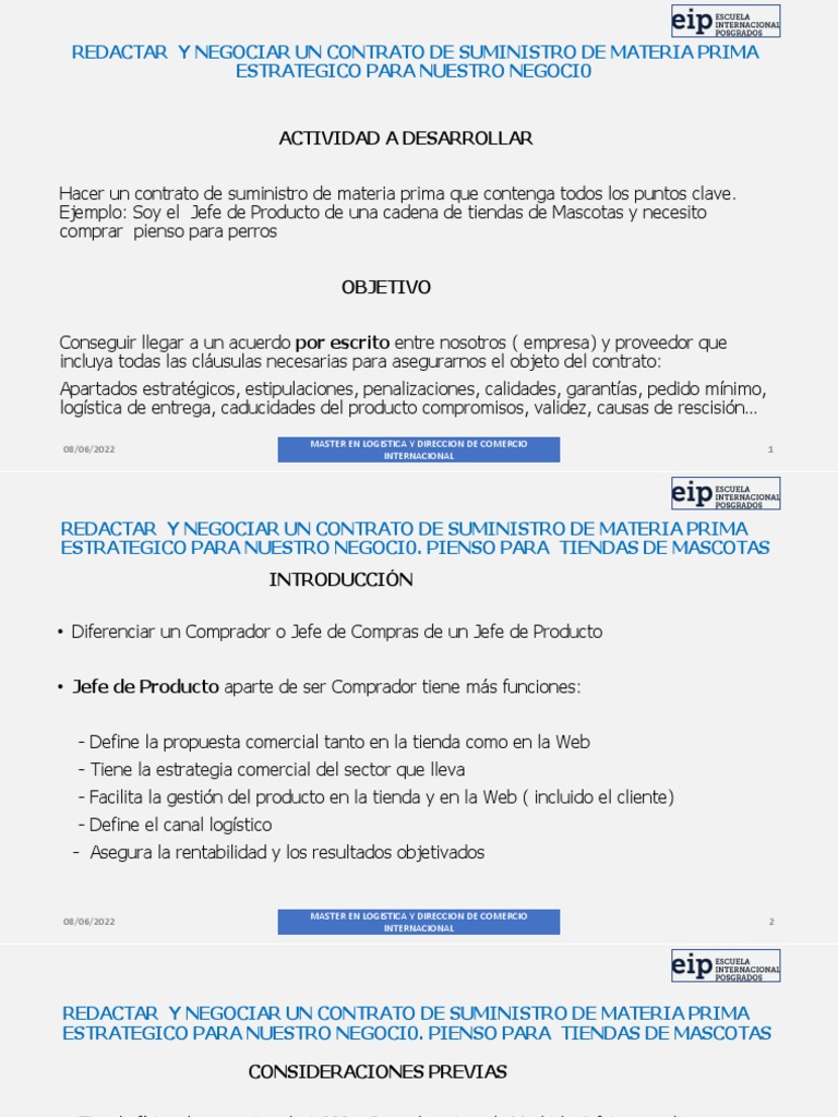 GP1 Presentación Master | PDF | Logística | Industrias de servicio