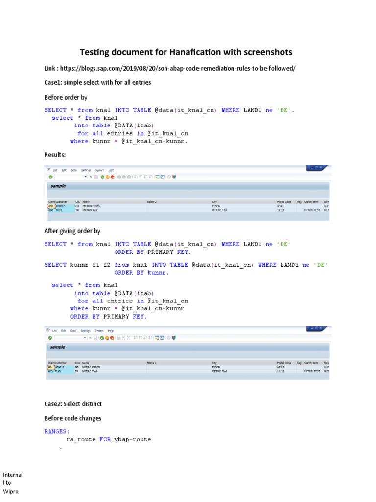 Testing Document For Hanafication With Screenshots | Download Free PDF ...