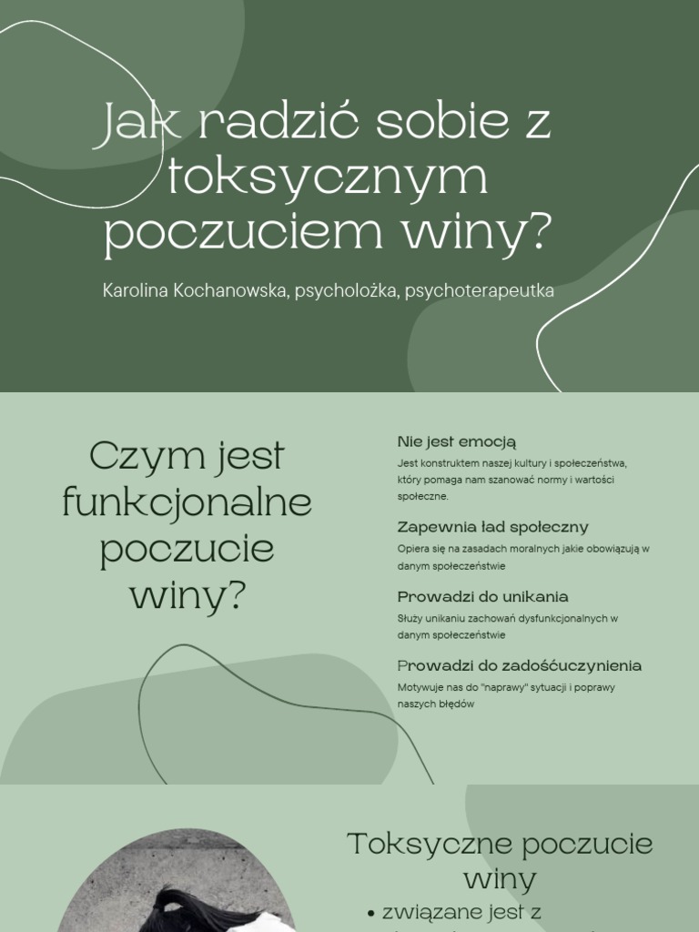 Prezentacja - Toksyczny Wstyd | PDF