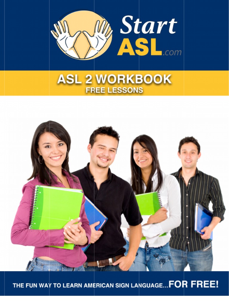 Startasl Asl2 Workbook | PDF | Educational Technology | Linguistics