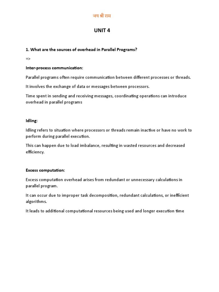 HPC Unit 456 | PDF | Apache Hadoop | Parallel Computing
