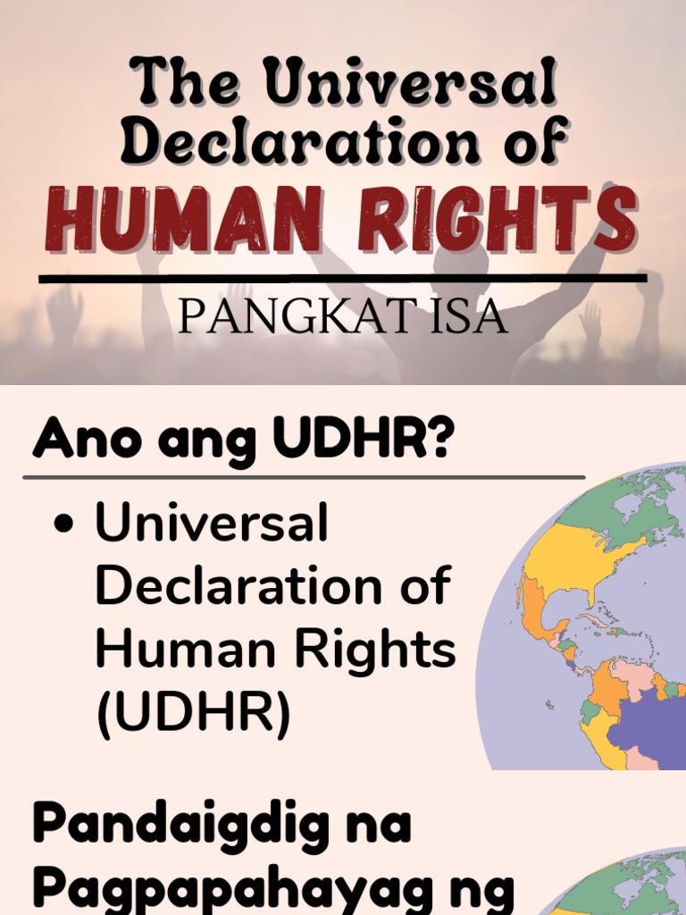 AP-GROUP-1-UDHR | PDF