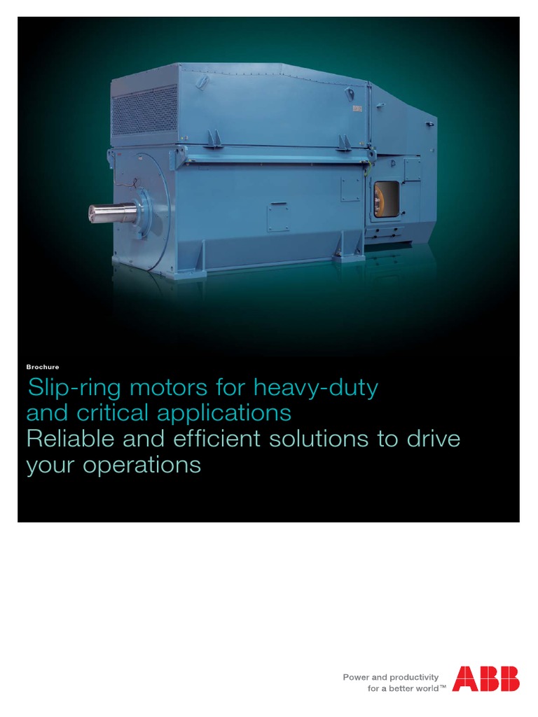 ABB Slip-Ring Motors for Heavy-Duty Use | PDF | Electric Motor ...