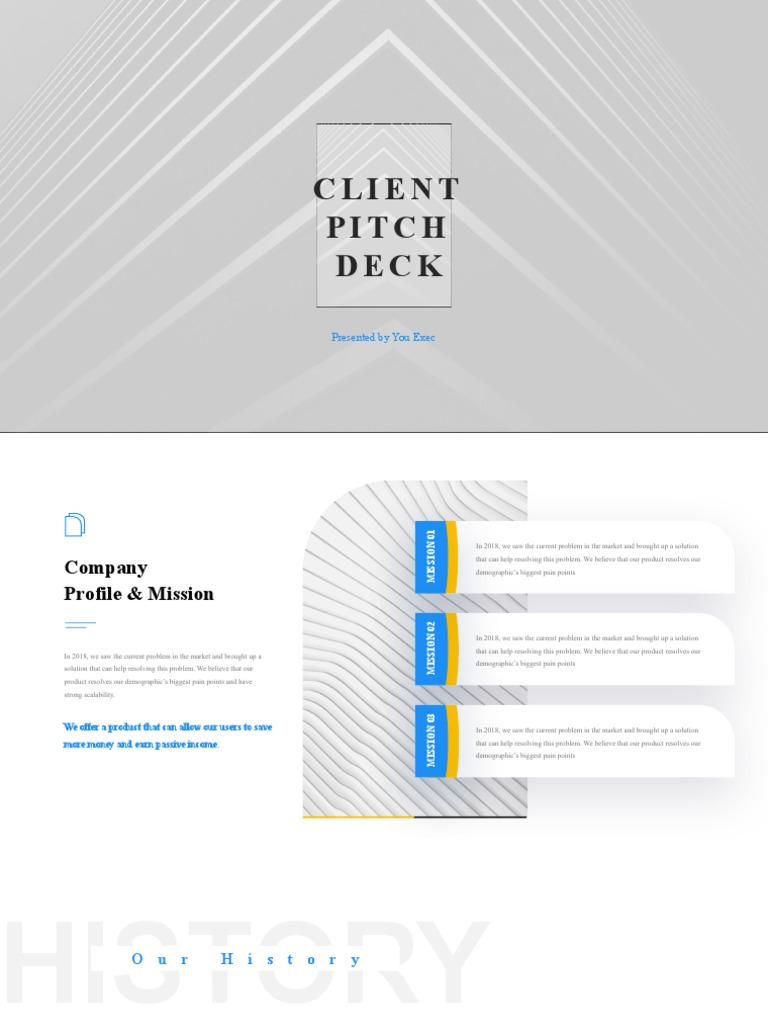 You Exec - Client Pitch Deck Complete | PDF | Brand | Social Media