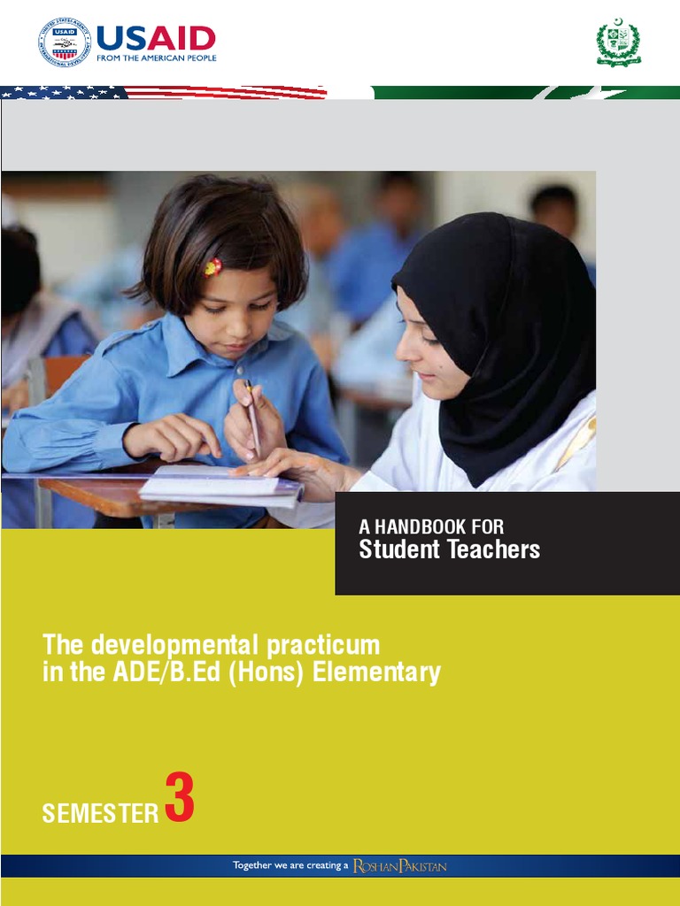 Practicum Handbook Semester 3 (Student Teacher) | PDF | Teachers ...