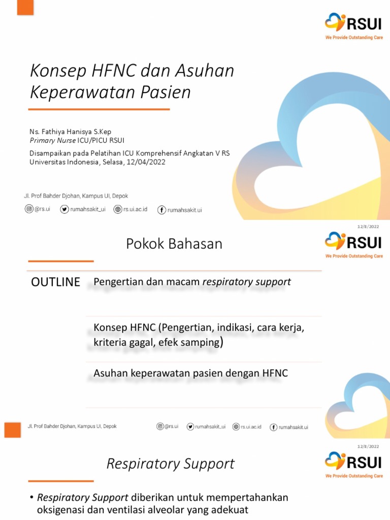 Konsep dan Asuhan HFNC pada Pasien | PDF | Kesehatan Holistik | Sains ...